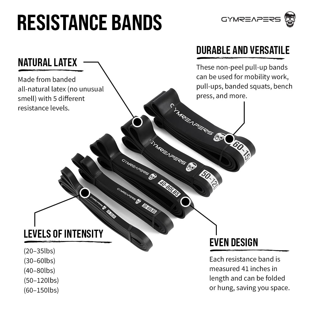Snapklik.com : Gymreapers Resistance Bands For Working Out Elastic Pull ...