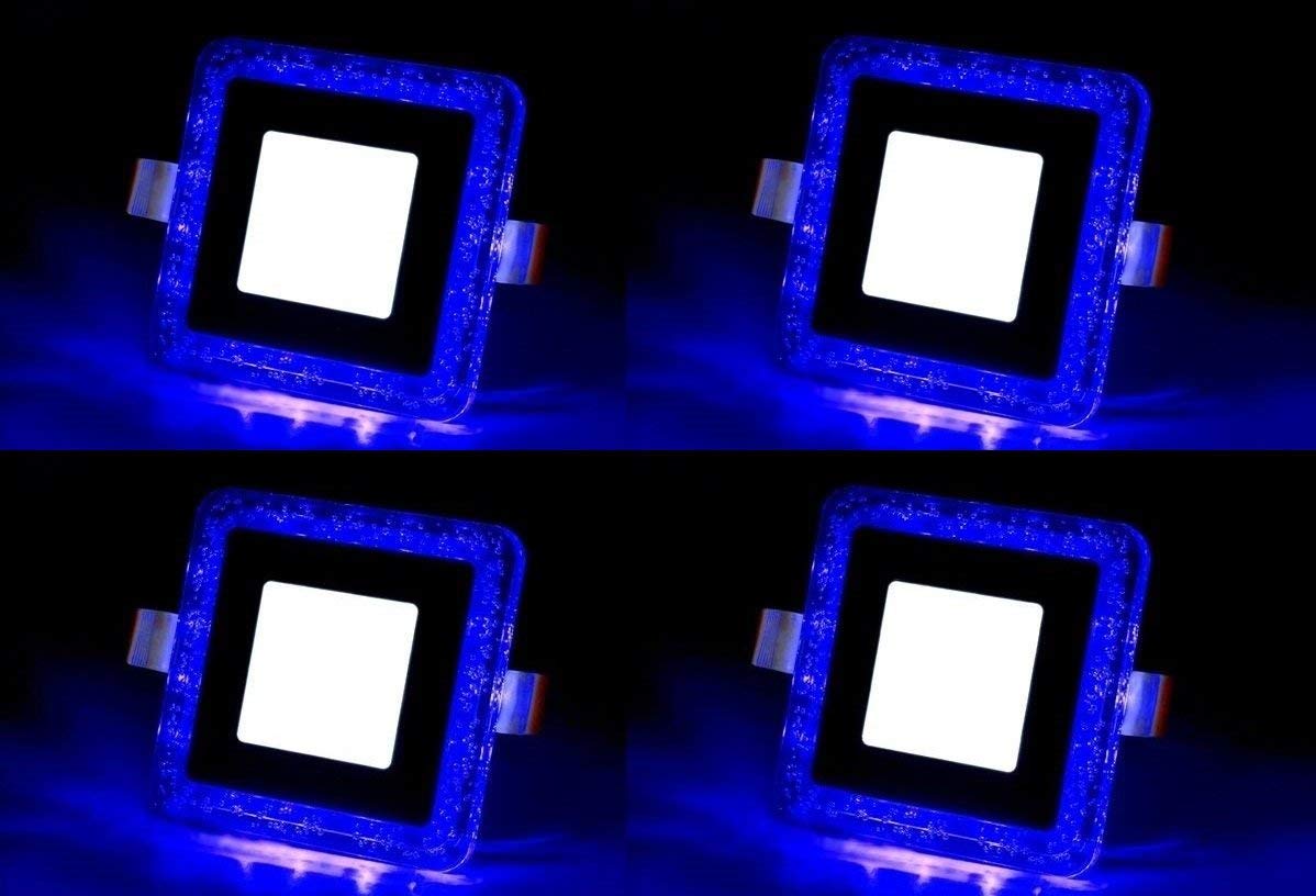 Buy D’Mak™ Exclusive 6 Watt White+Blue Super Bright Double Color Led ...