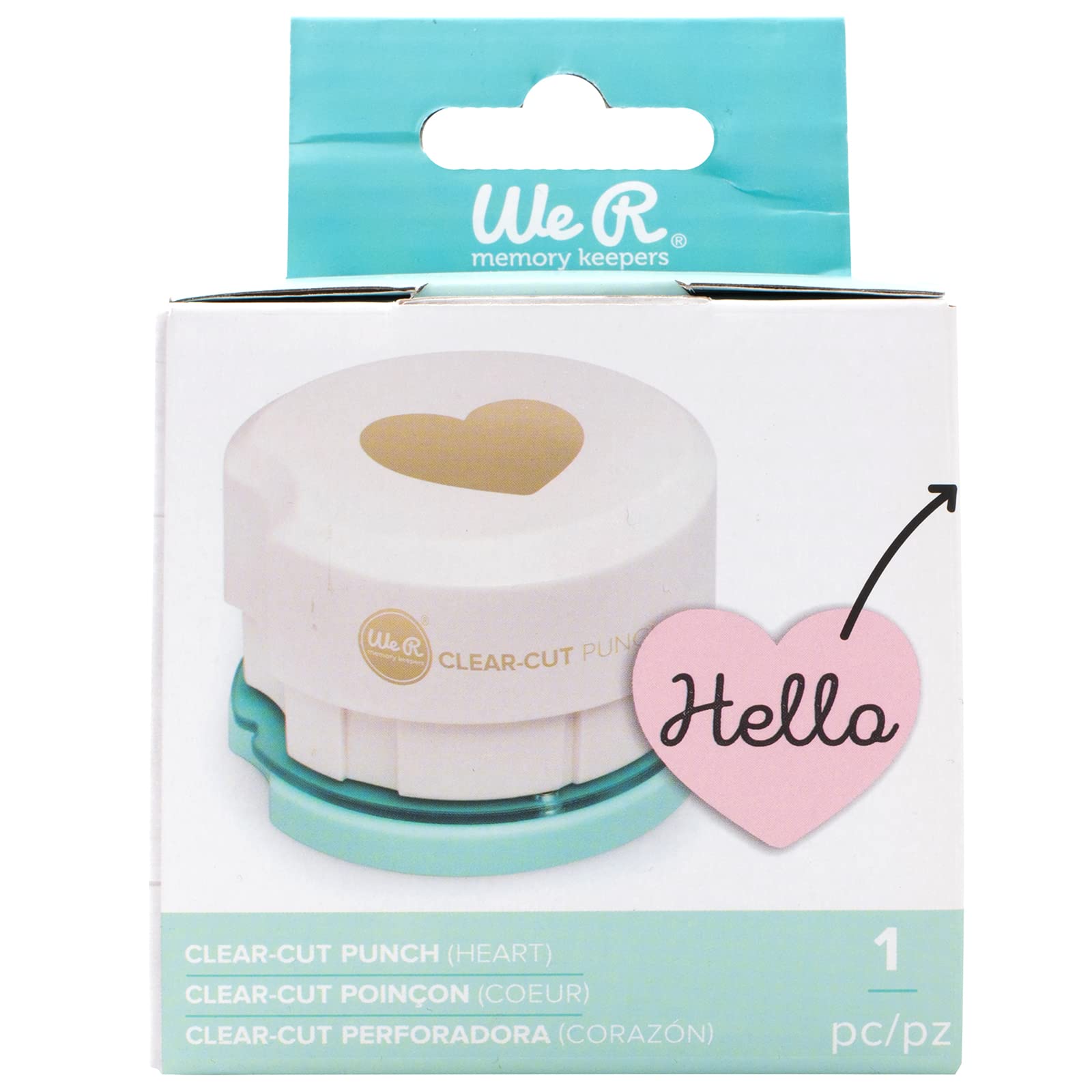 We R Memory Keepers Magnetic Punch - 2" Heart : Amazon.co.uk: Home ...