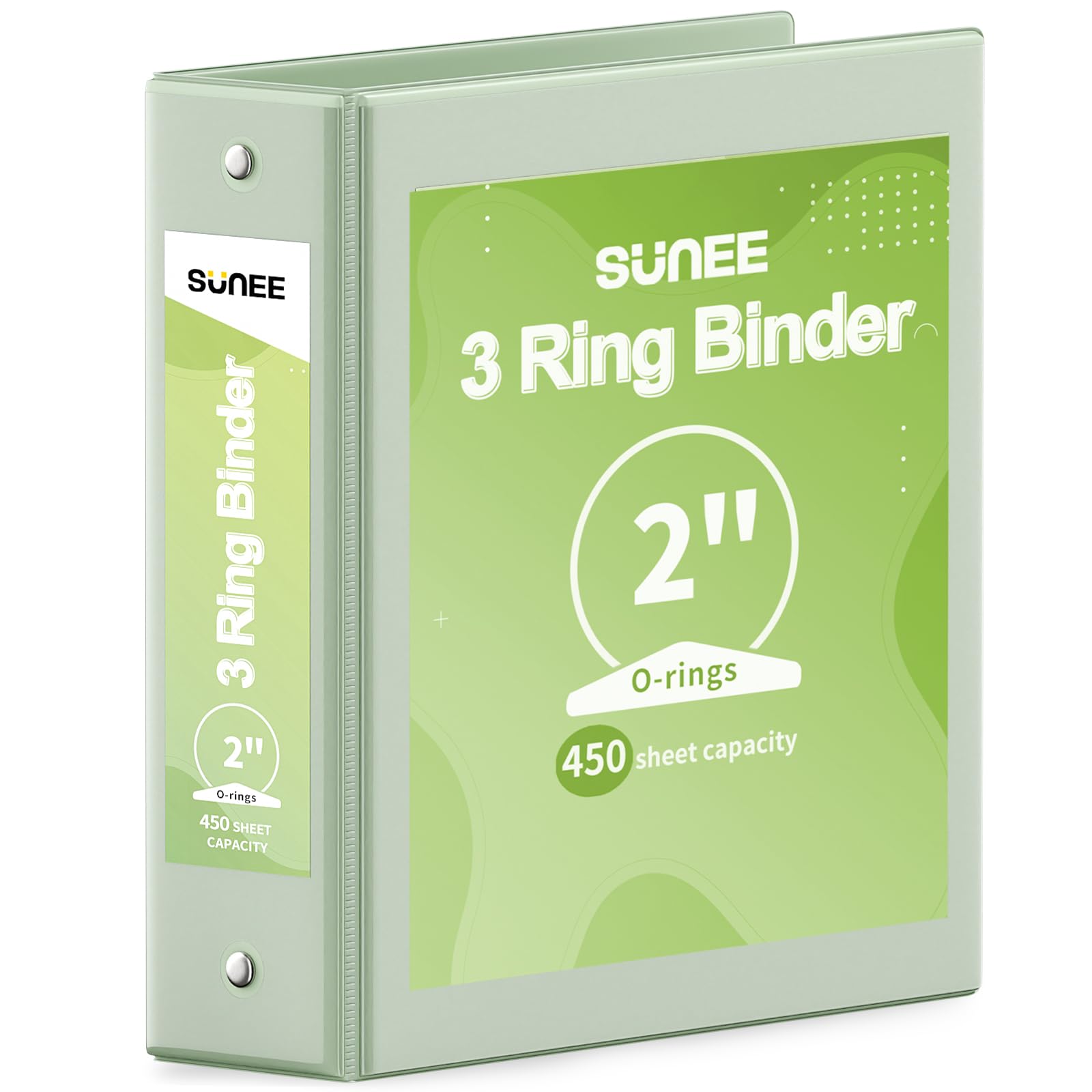 Snapklik.com : SUNEE 3 Ring Binder 2 Inch 1 Pack, Clear View Binder ...
