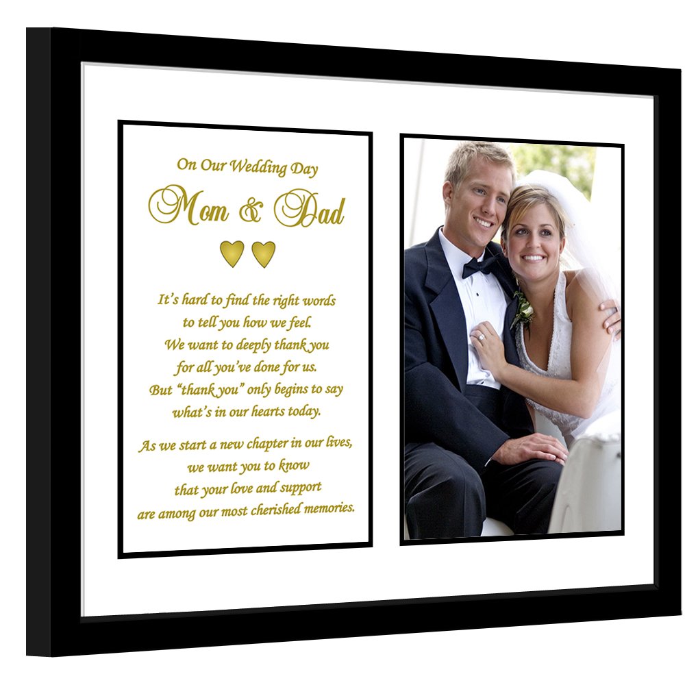 Parent Thank You Wedding Gift – Sweet Poem From Bride and Groom to Mom ...