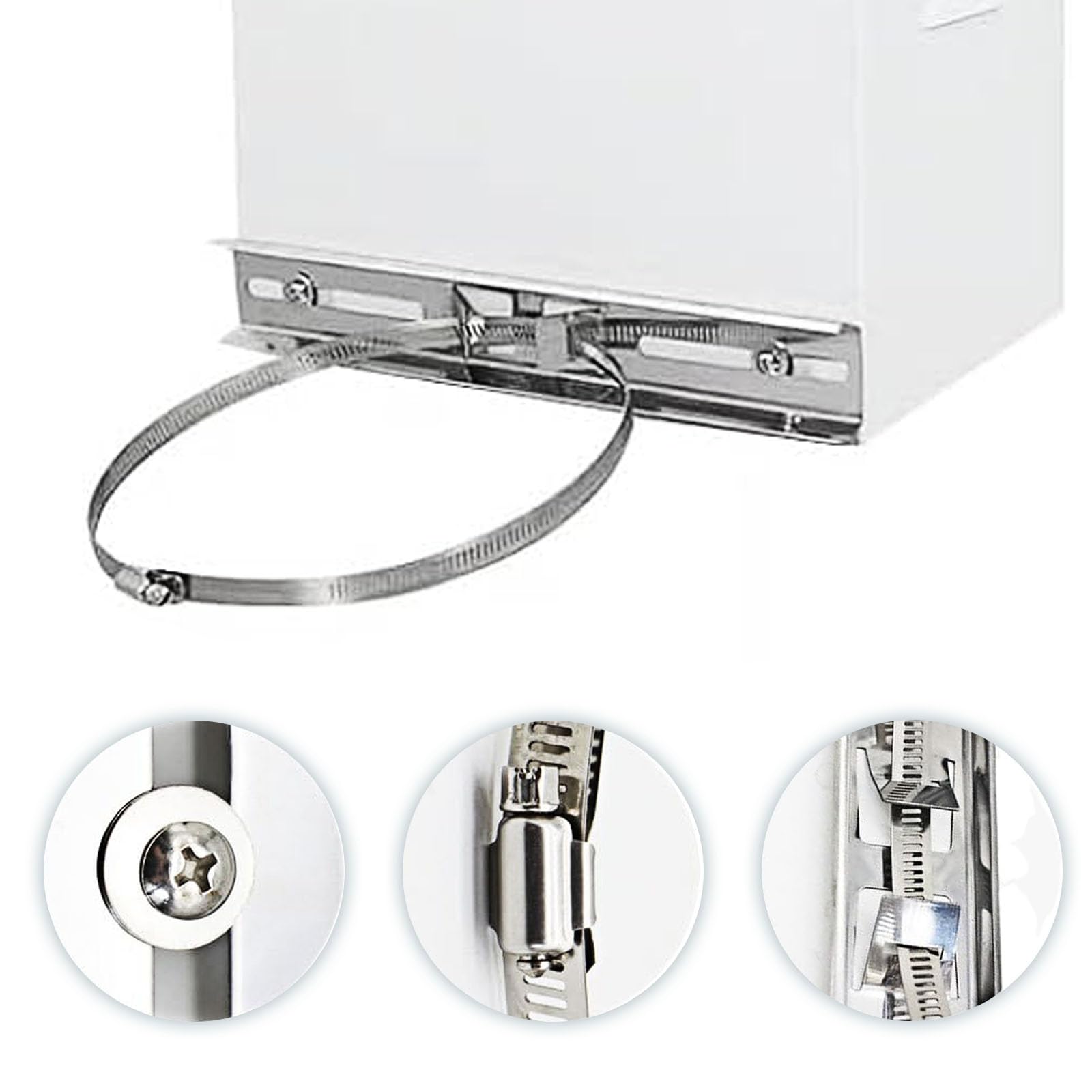 Pole Mounting Brackets Rhinenet 304 Stainless Steel Sign Mounting ...