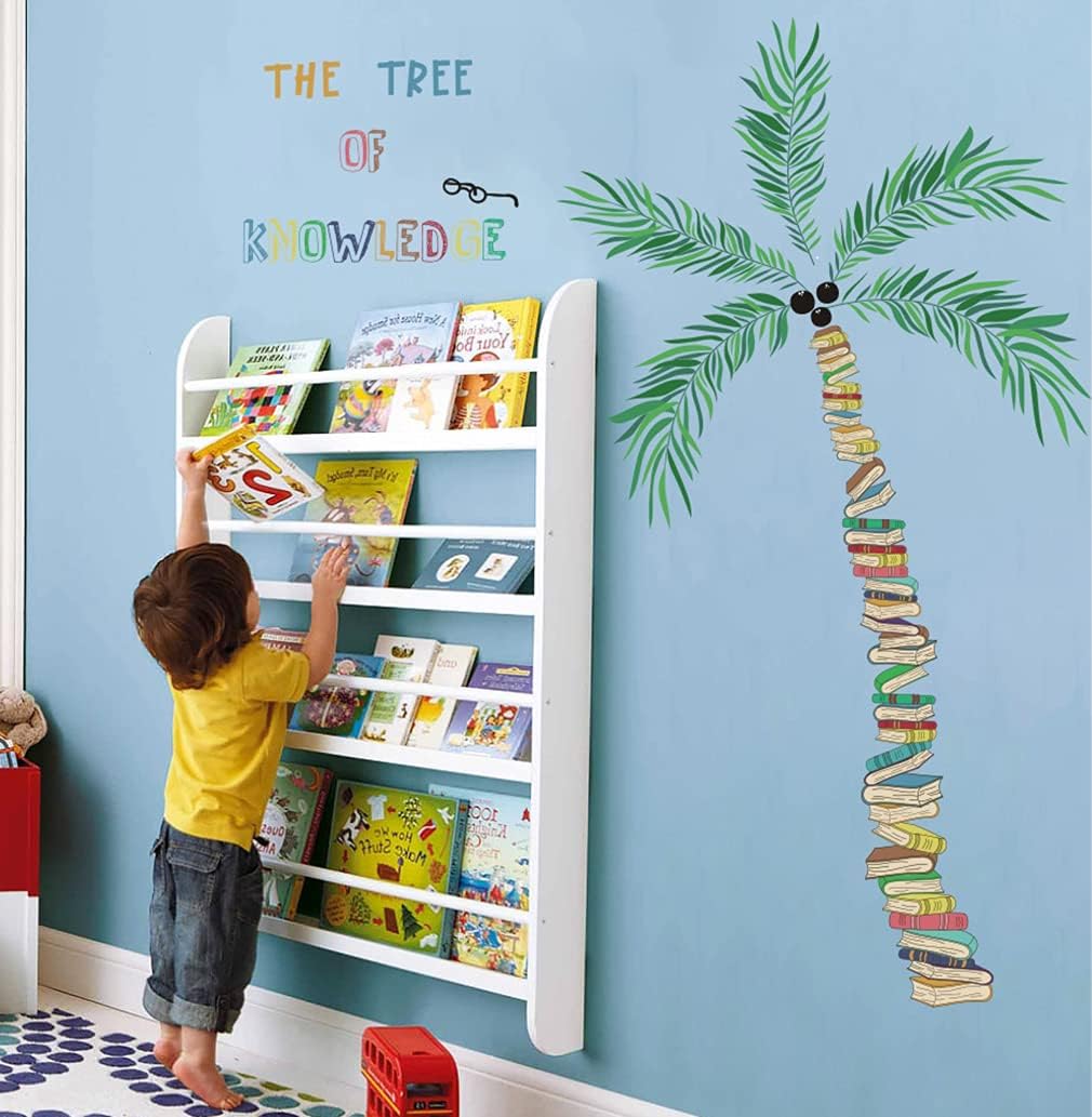 TOARTi Tree of Reading Wall Stickers,The Tree of Knowledge Wall Decal ...