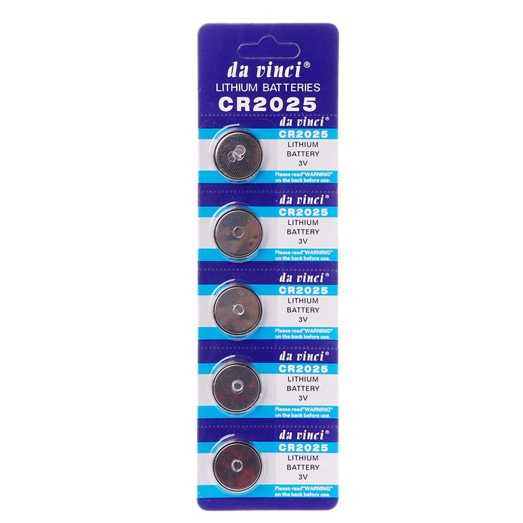Flowerpei 5pcs Lithium Battery Cr2025 3v Cell Coin Batteries Kcr2025 | Desertcart INDIA