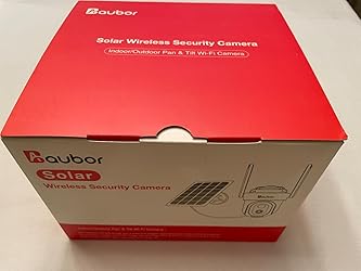 Amazon.com : AUBOR Security Cameras Wireless Outdoor, 2K QHD Solar Wi ...