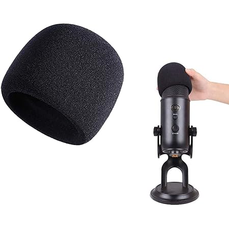 Amazon.com: Professional Microphone Cover Foam For Blue Yeti, Yeti Pro ...