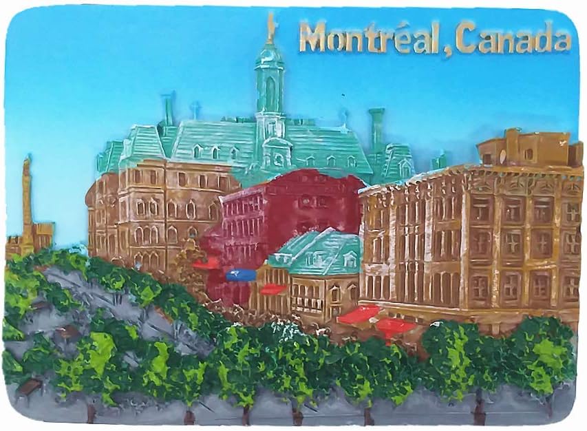 Amazon.com: Montreal Canada 3D Fridge Magnet Souvenir Gift,Home ...