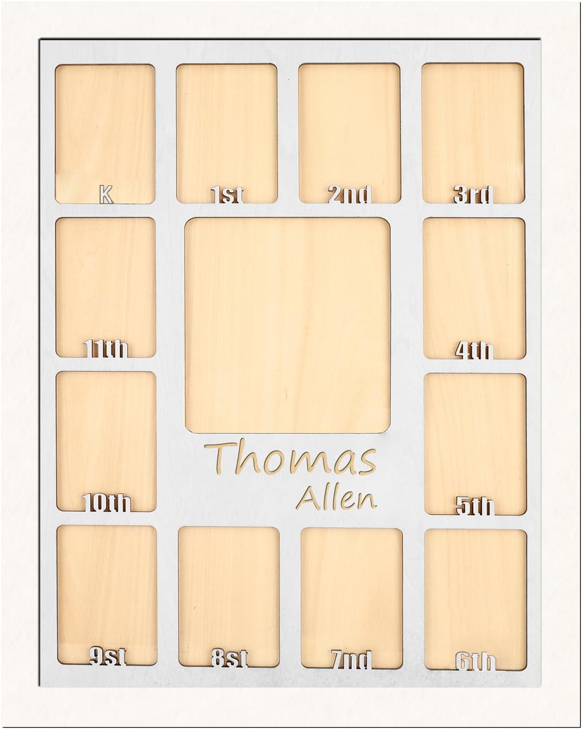 Amazon.com - Exlarify School Years Picture Frame K-12, Kindergarten to ...
