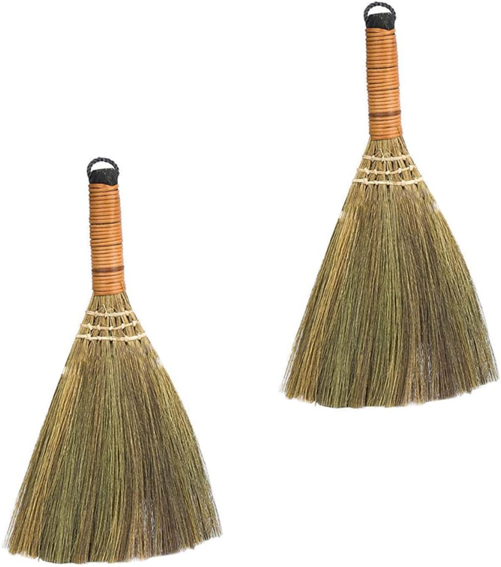 Amazon.com: Veemoon Mini Whisk Broom Bulk Pack 2 Pieces Soft and Sturdy ...