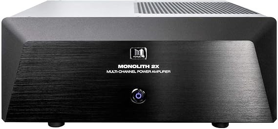 Amazon.com: Monolith Two-Channel Stereo Power Amplifier - Black with ...