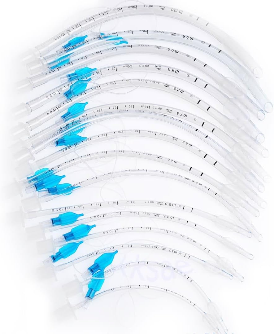 Amazon.com : Caphstion Endotracheal Intubation Tubes with Cuff for Pet ...
