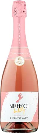 Barefoot Bubbly Pink Moscato Champagne, 750 ml at Amazon's Wine Store