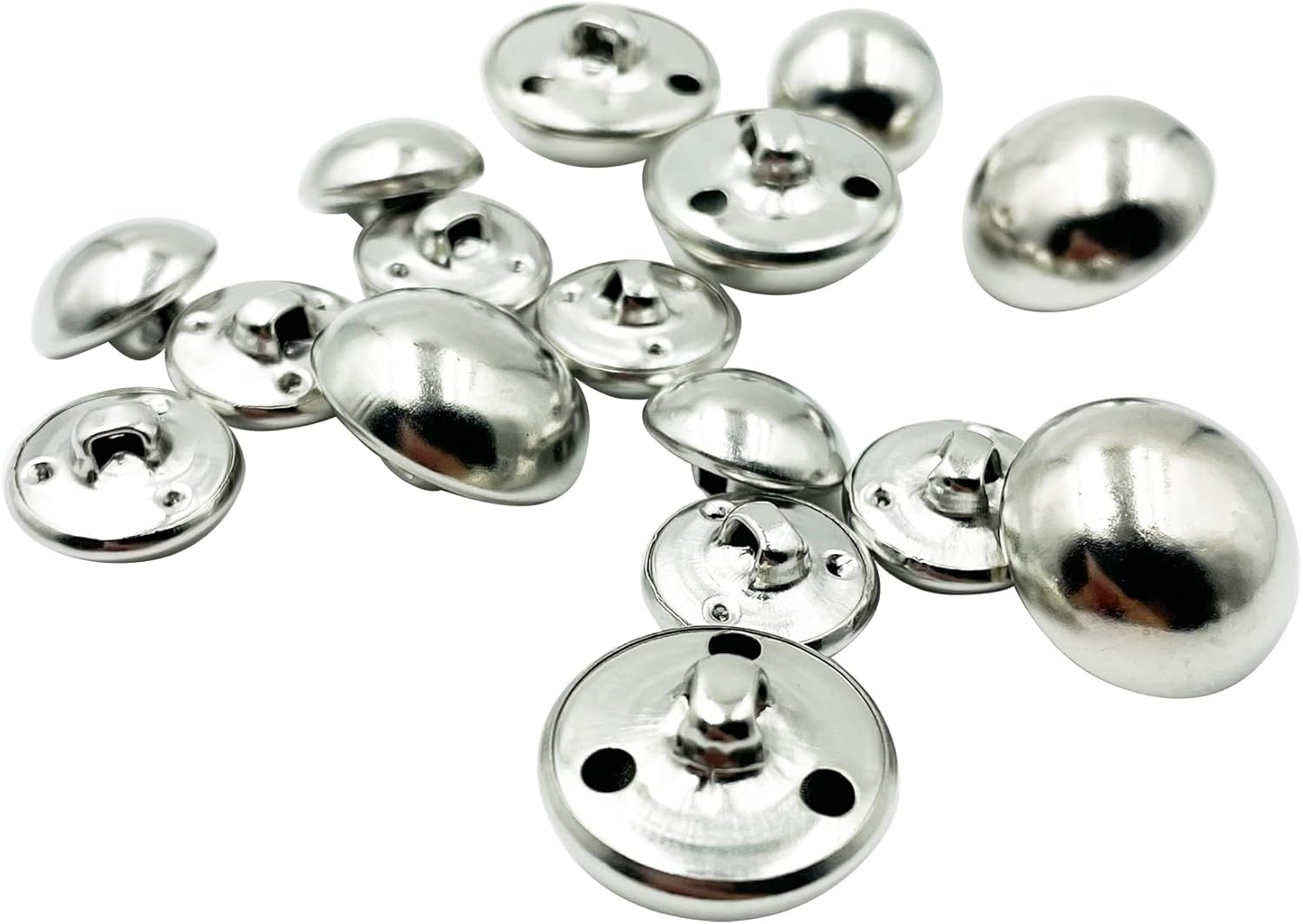 Amazon.com: 16pcs Metal Blazer Dome Button Set - SORTUMOLA Sewing ...