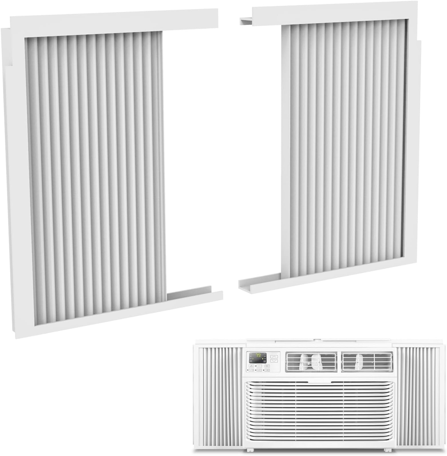 Amazon.com: Generic Window Air Conditioner Side Panels AC Window ...