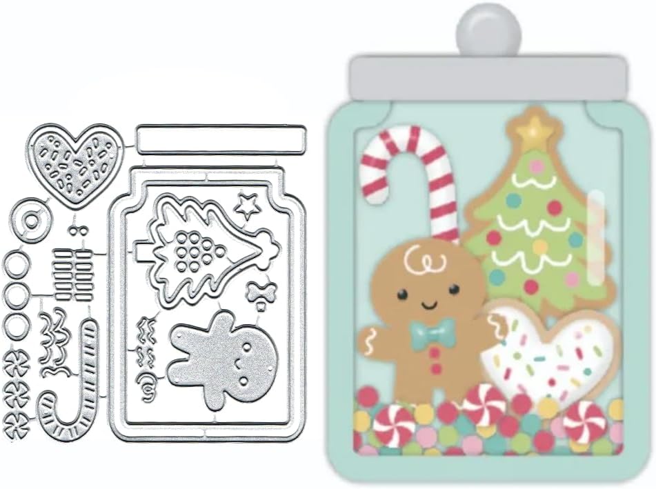 Amazon.com: KSCRAFT Gingerbread House Builder Metal Cutting Dies ...