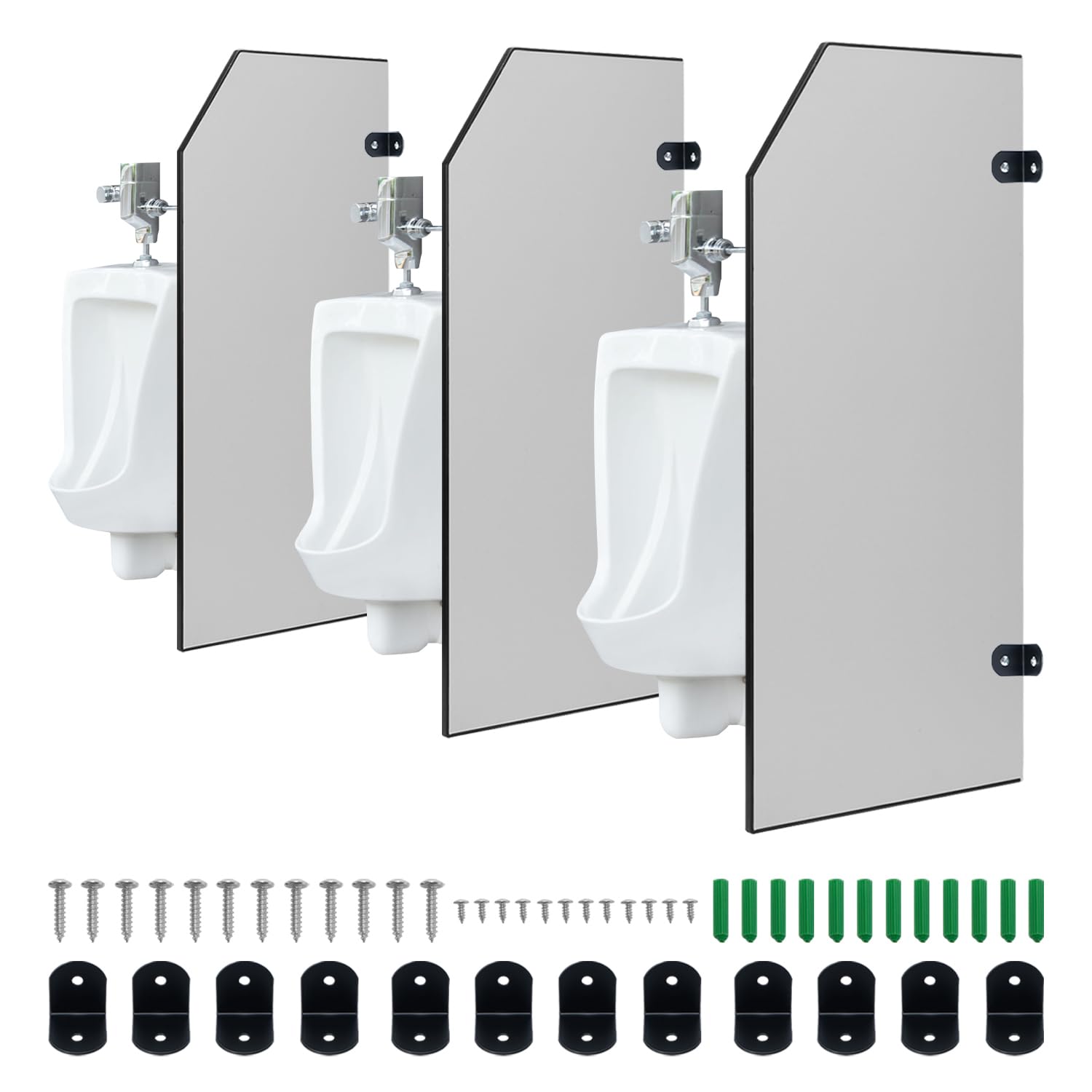 Urinal Partition,Wall-mounted Urinal Screen Toilet Partition,Men’s Urinal Privacy Screen Divider ...