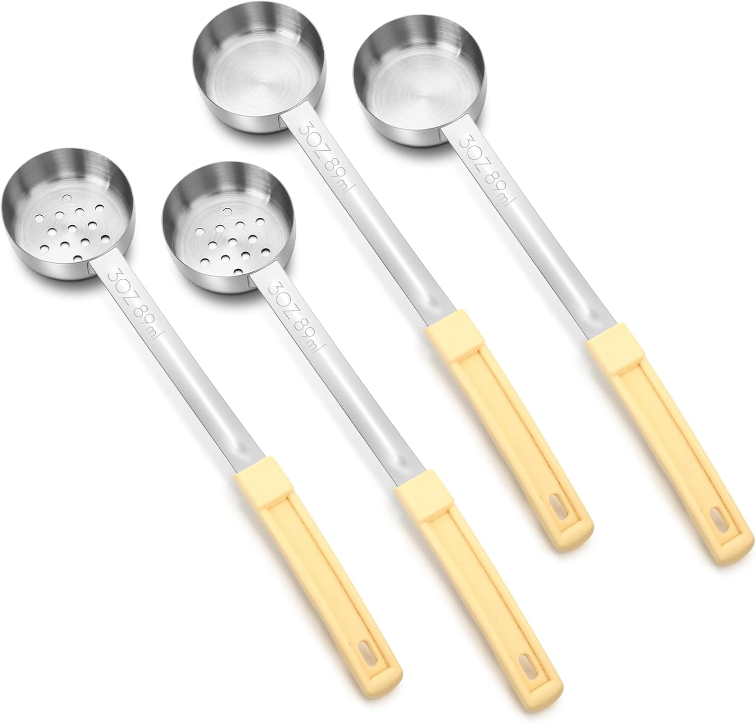 Amazon.com: Teenyyou 4 Pcs Portion Control Serving Spoons Portion ...