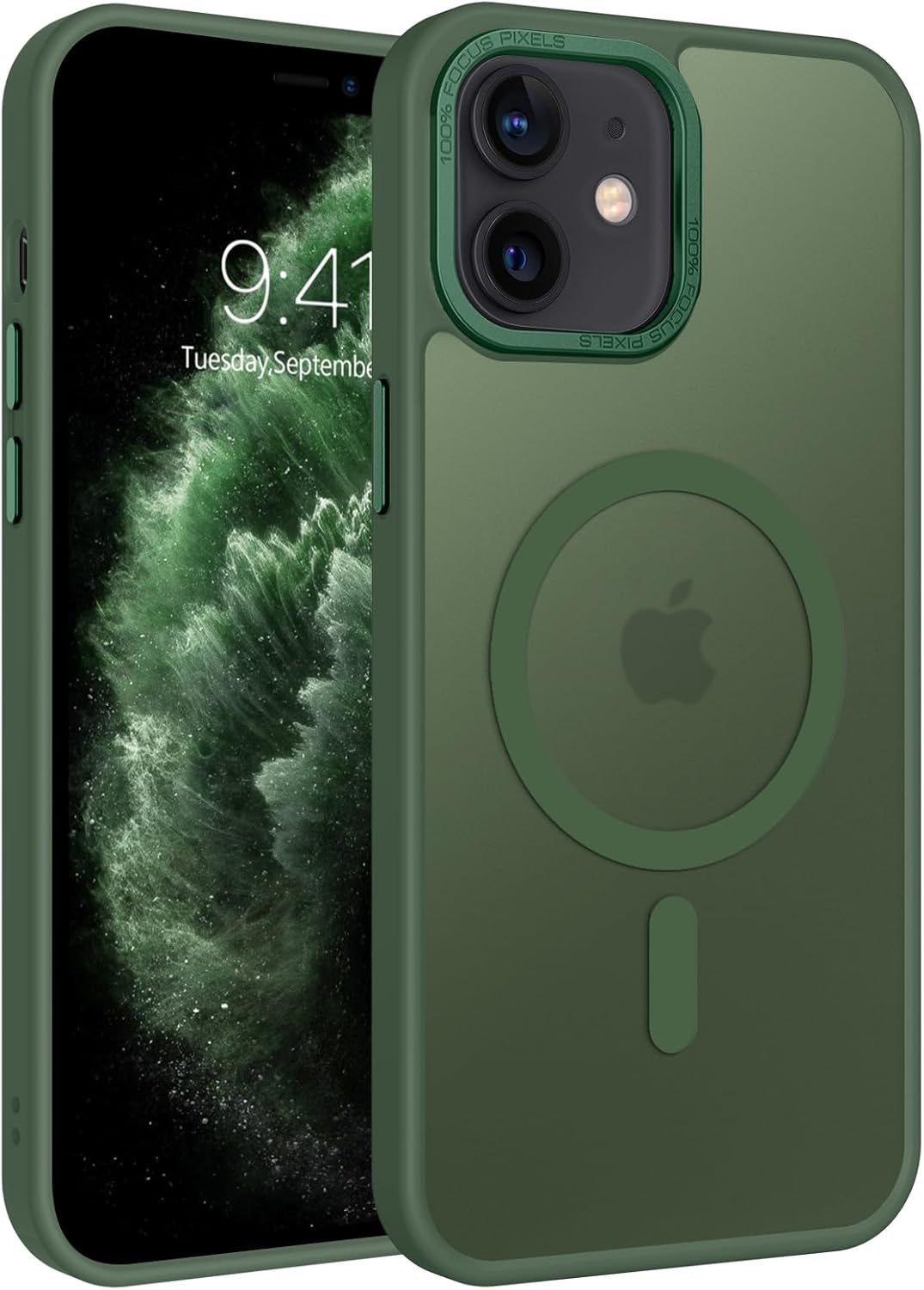 Amazon.com: Telaso for iPhone 12 Mini Case, iPhone 12 Mini Phone Case Compatible with Magsafe ...