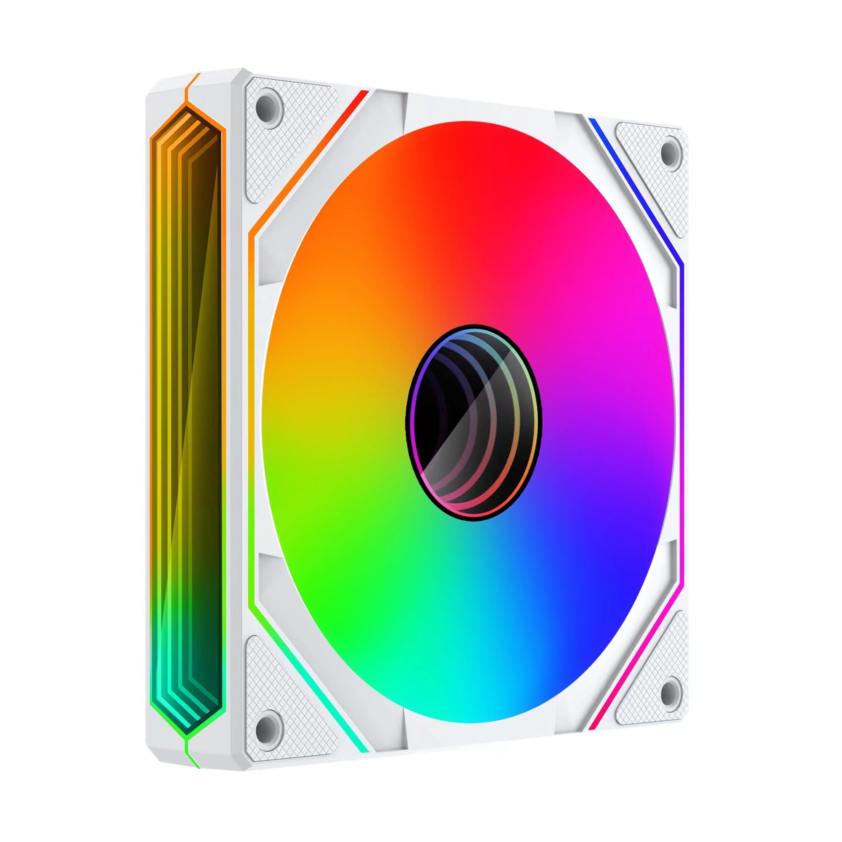 Snapklik.com : Prism 6PRO ARGB Reverse White Computer Case Fan,Infinite Mirror Light Effect ...