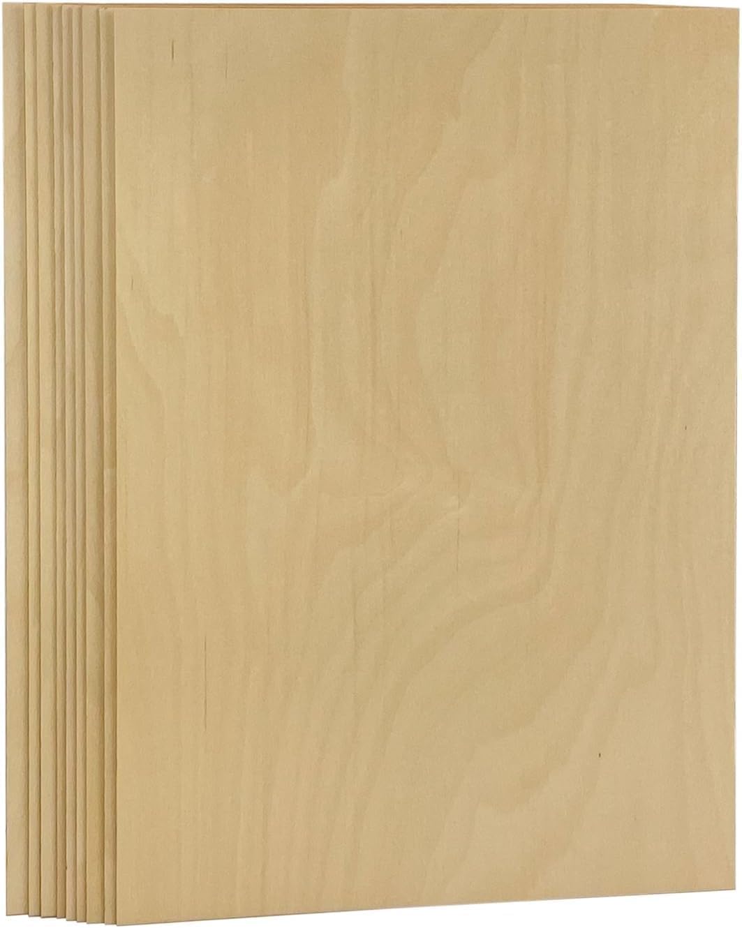 Amazon.com: Unfinished Wood Pieces,12 Pcs Basswood Sheets 1/16,Thin ...