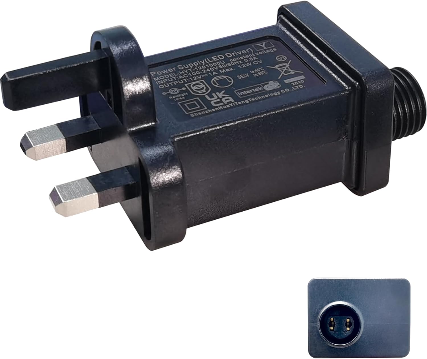 Wirafix Transformer Plug for Christmas Lights, 12v 12w Led Transformer ...