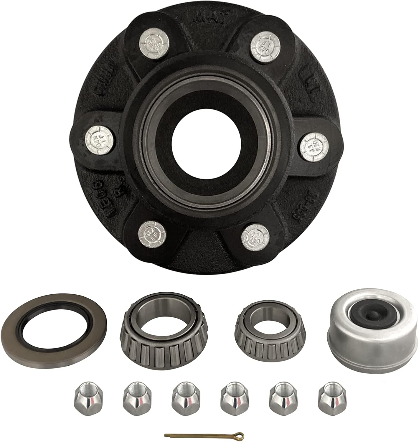 Amazon.com: M-Parts Replacement Trailer Idler Hub Kit for 6,000LB Rated ...