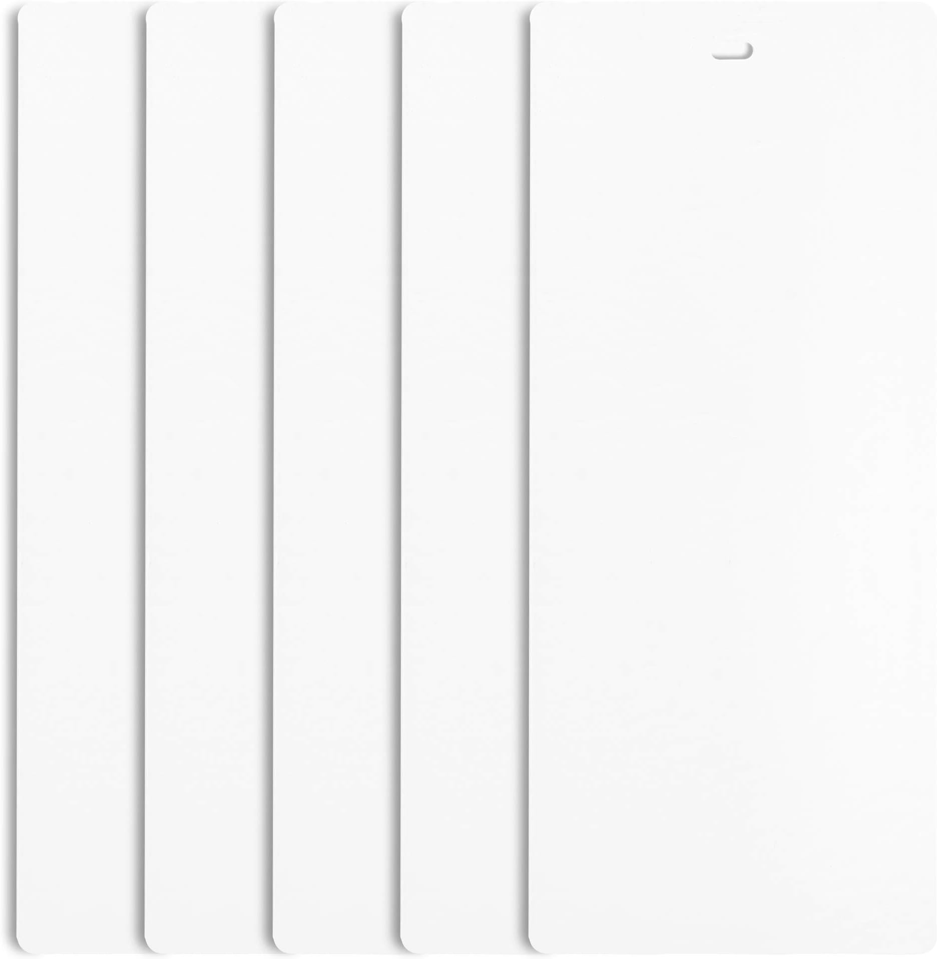 Amazon.com: 82.5" x 3.5" White PVC Vertical Blind Replacement Slats ...