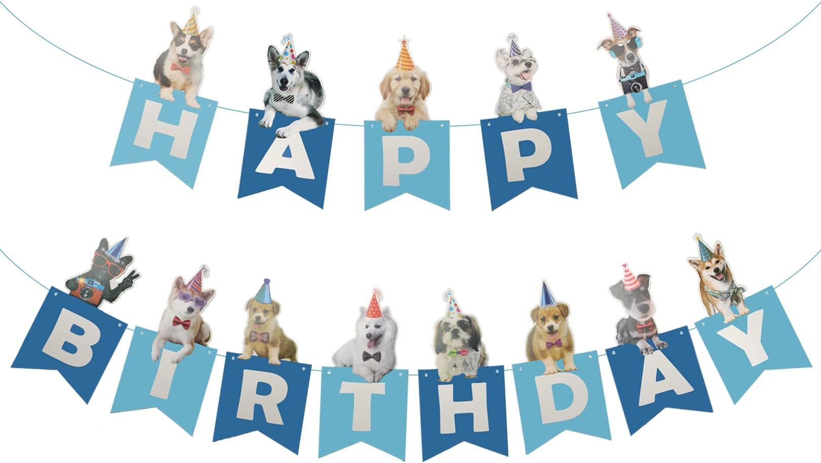 Amazon.com: Dog Birthday Party Supplies Dog Themed Party Decorations ...