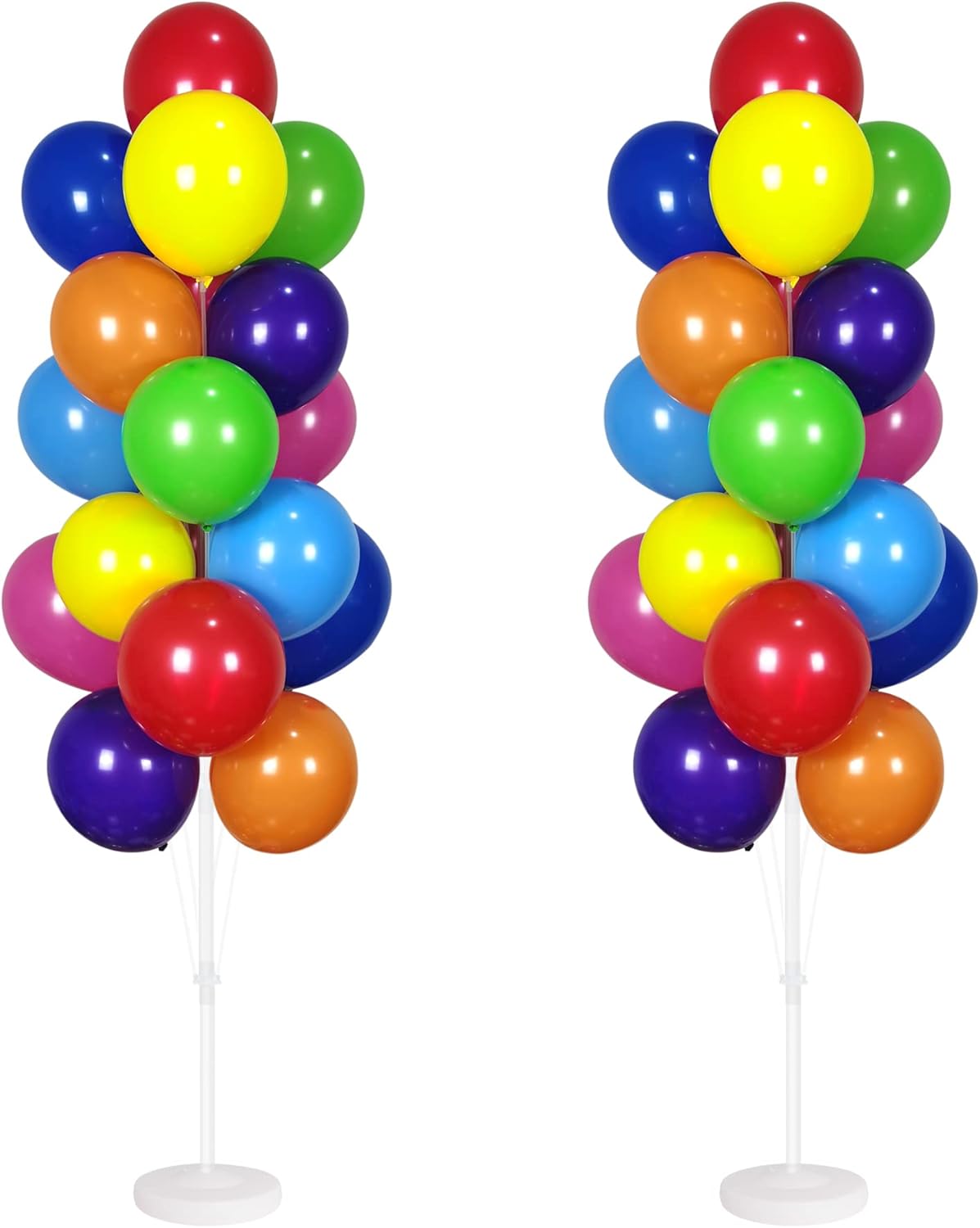 Amazon.com: Balloon Column Kit Set of 2 With Balloons Assorted Color ...