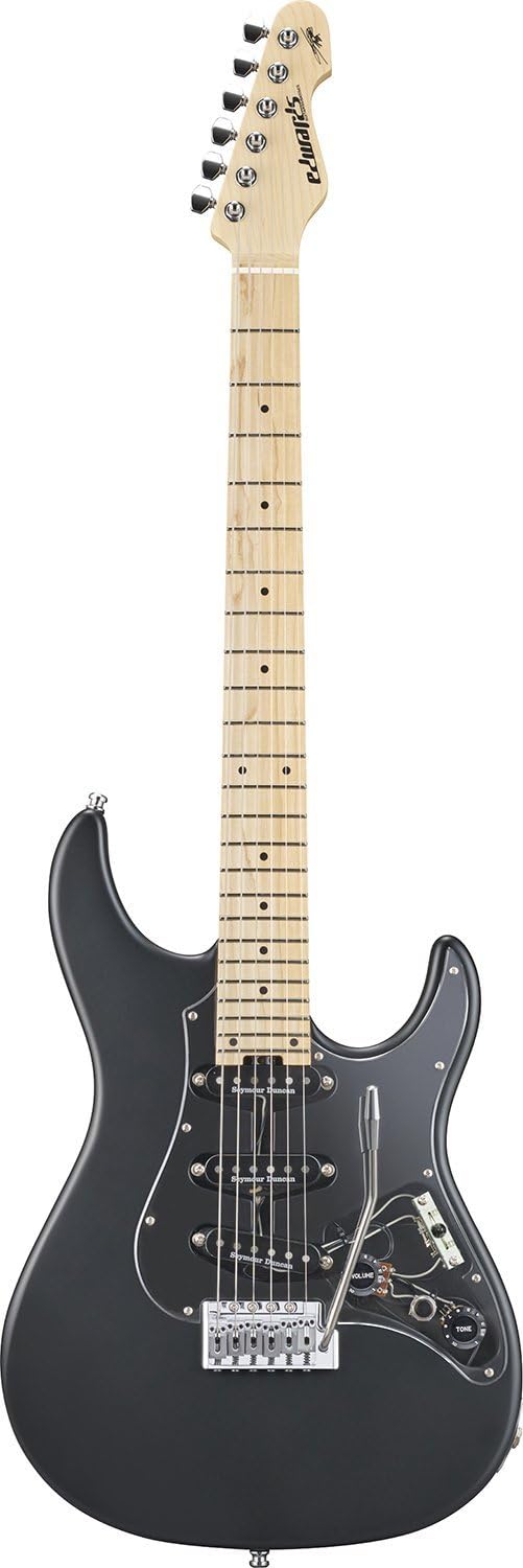 Amazon | EDWARDS E-SYUNAPPER-I Black Satin エレキギター SYU Signature Model ...