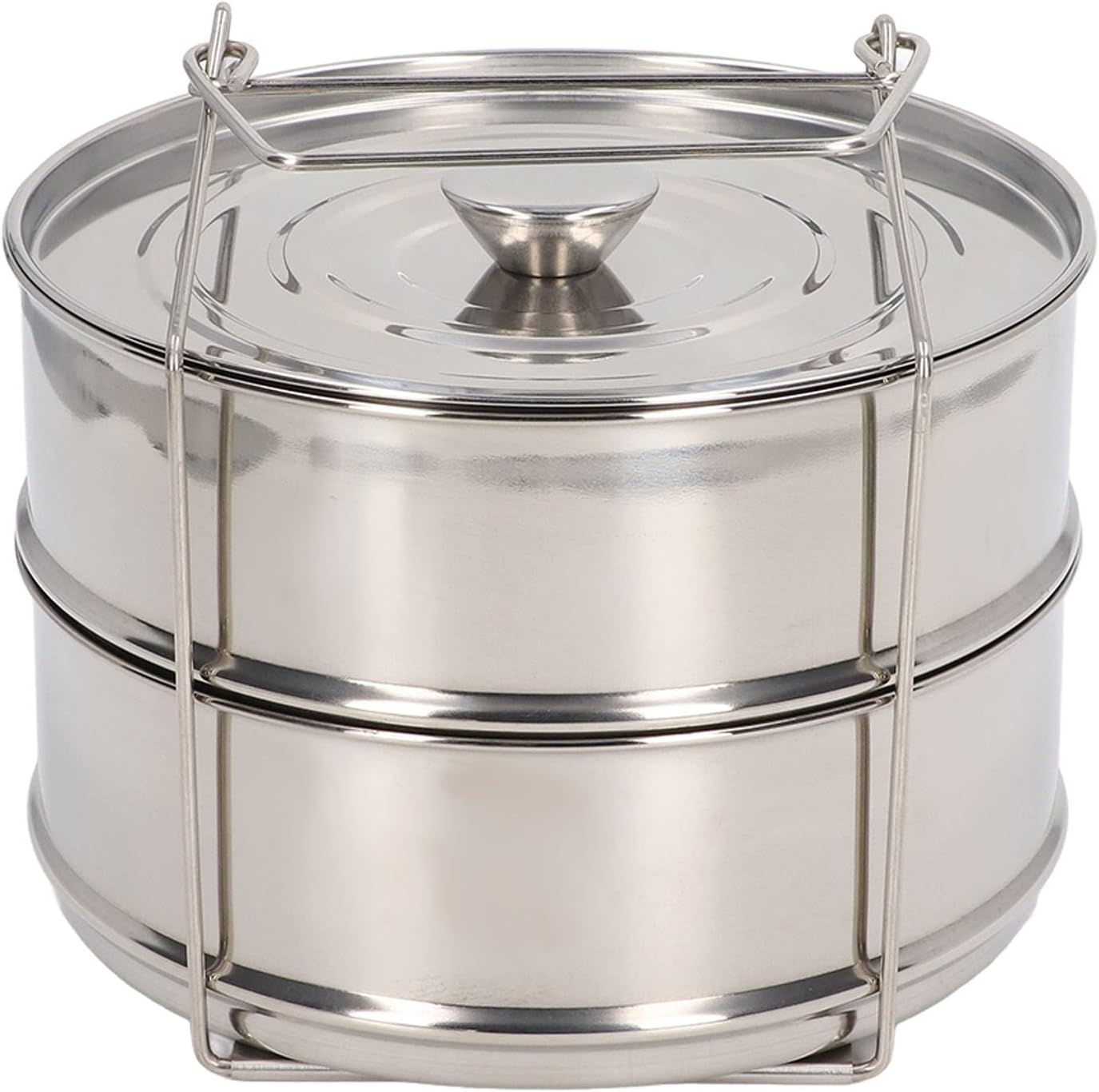 Amazon.com: Stainless Steel 2 Tier Stackable Steamer, Steamer Insert ...
