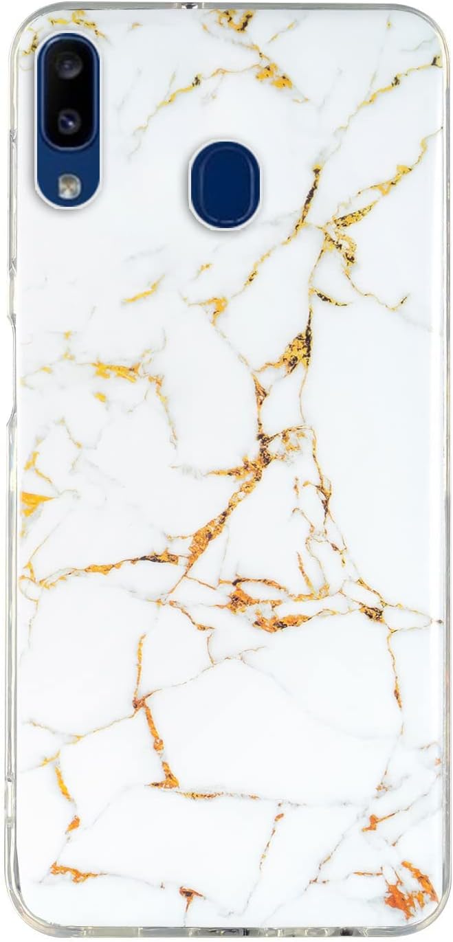 Marble Case for Samsung A40, Samsung A40 Phone Case Shockproof Back ...