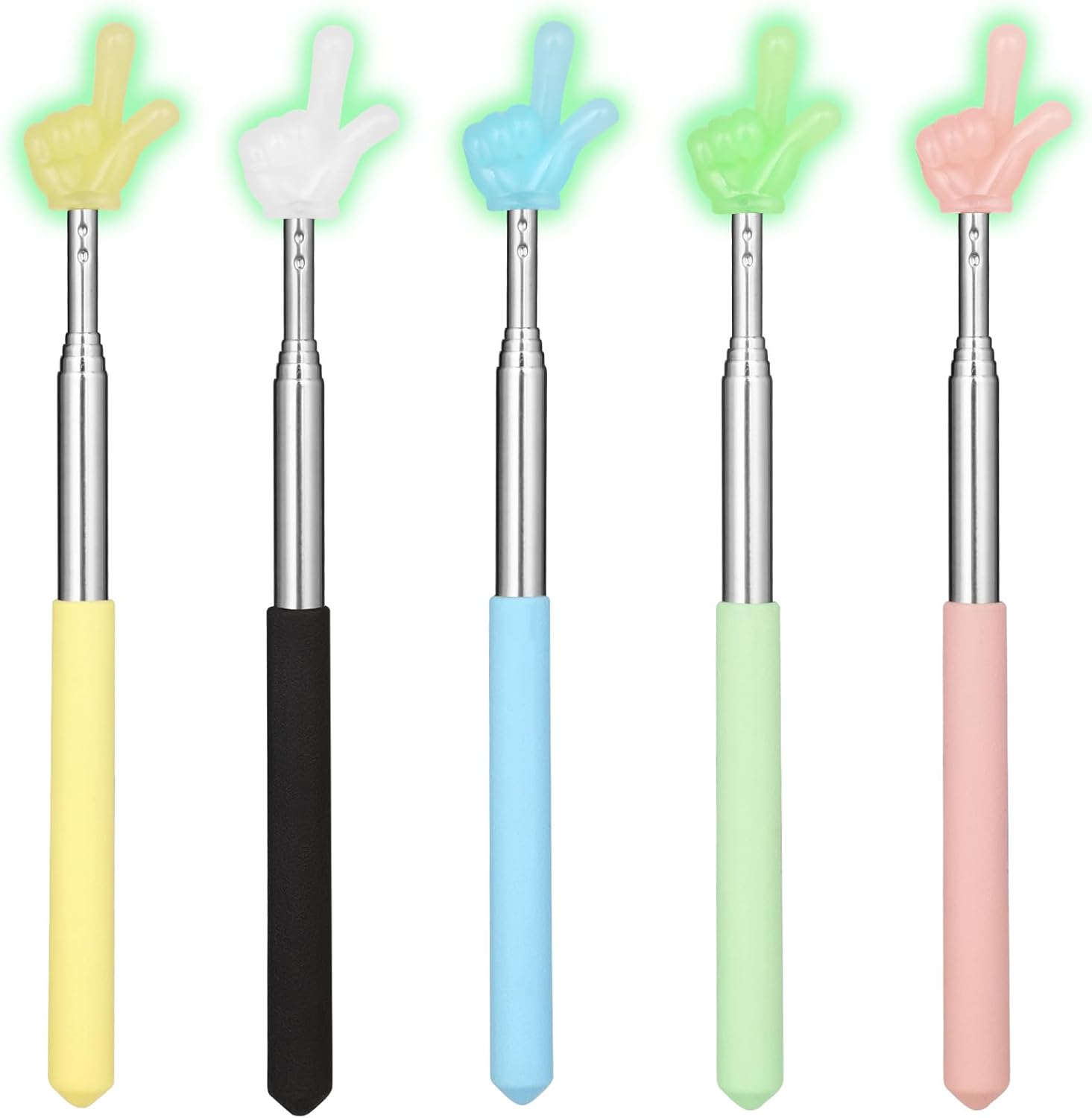 Amazon.com : Hianjoo 5 PCS Pointer Stick for Classroom(Glow in The Dark ...
