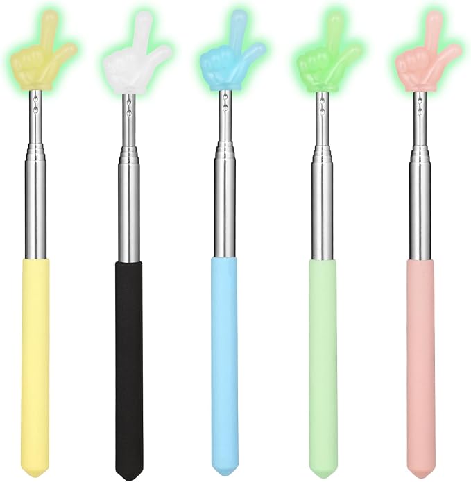 Amazon.com : Hianjoo 5 PCS Pointer Stick for Classroom(Glow in The Dark ...
