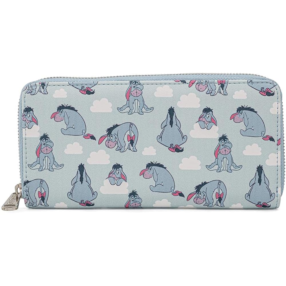$7/mo - Finance Loungefly Disney Winnie the Pooh Eeyore Zip Around Faux ...