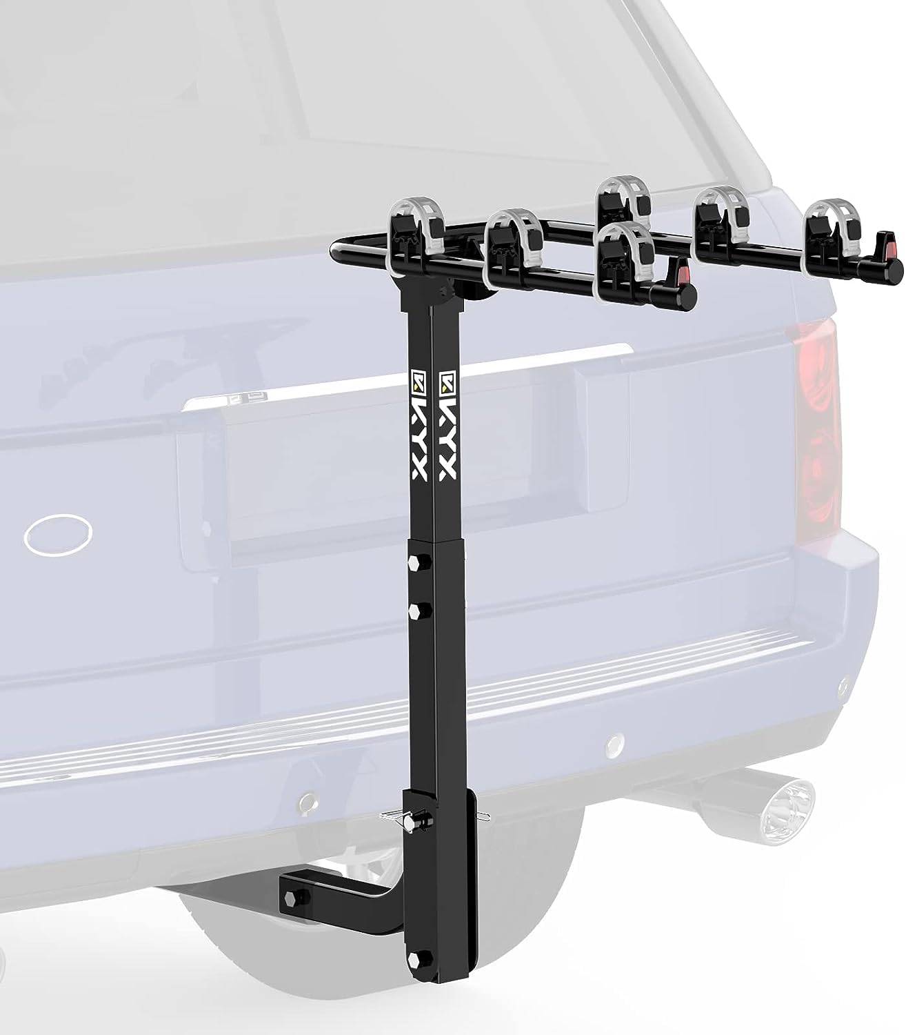 KYX Bike Hitch Mount Rack, 3 Bicycles Rack Mount Carrier with 2 inch ...