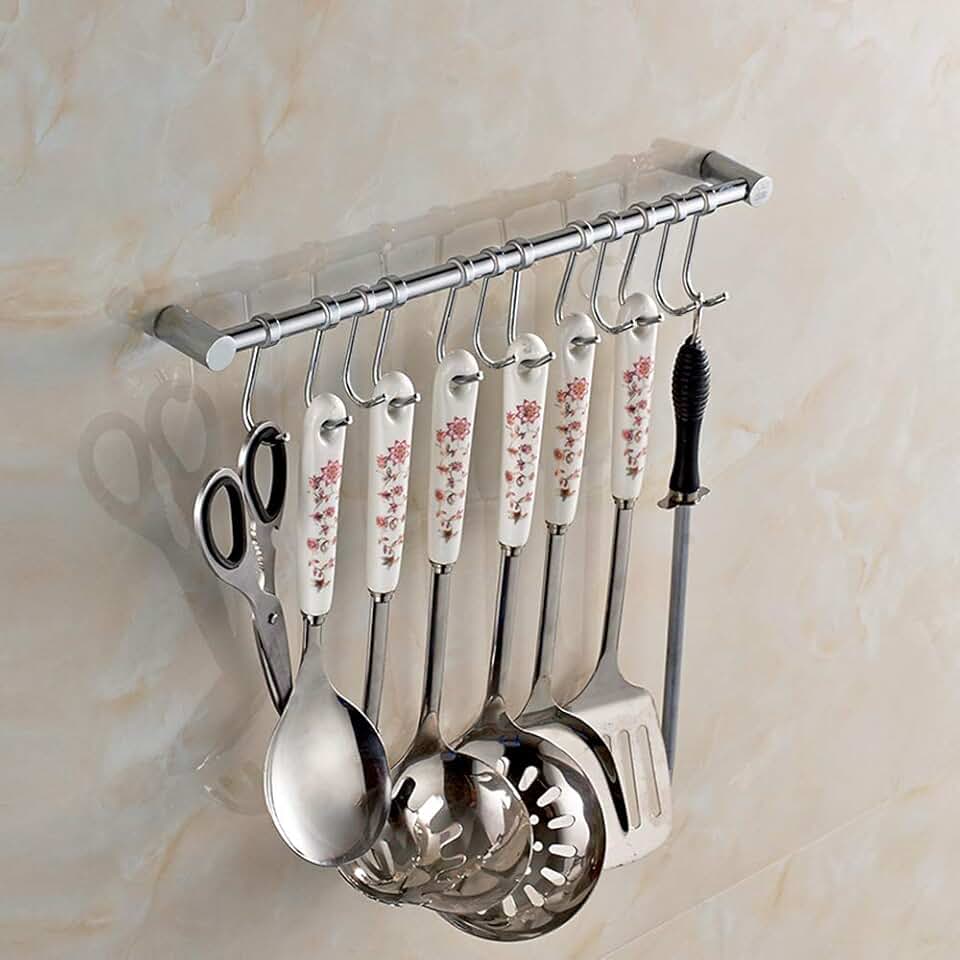Amazon.co.uk: kitchen utensil hanging rack