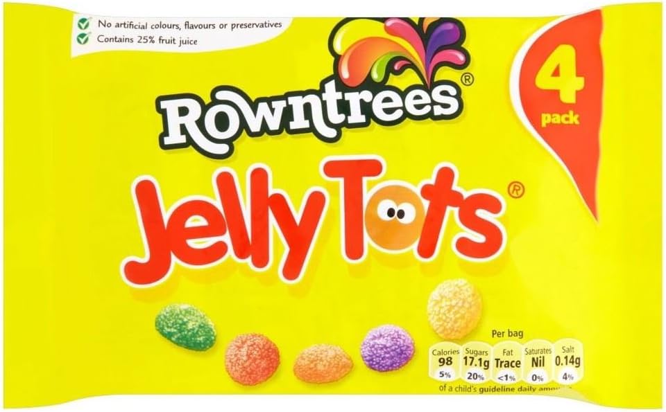 Rowntree's Jelly Tots (4x28g) - Pack of 6 : Amazon.co.uk: Grocery