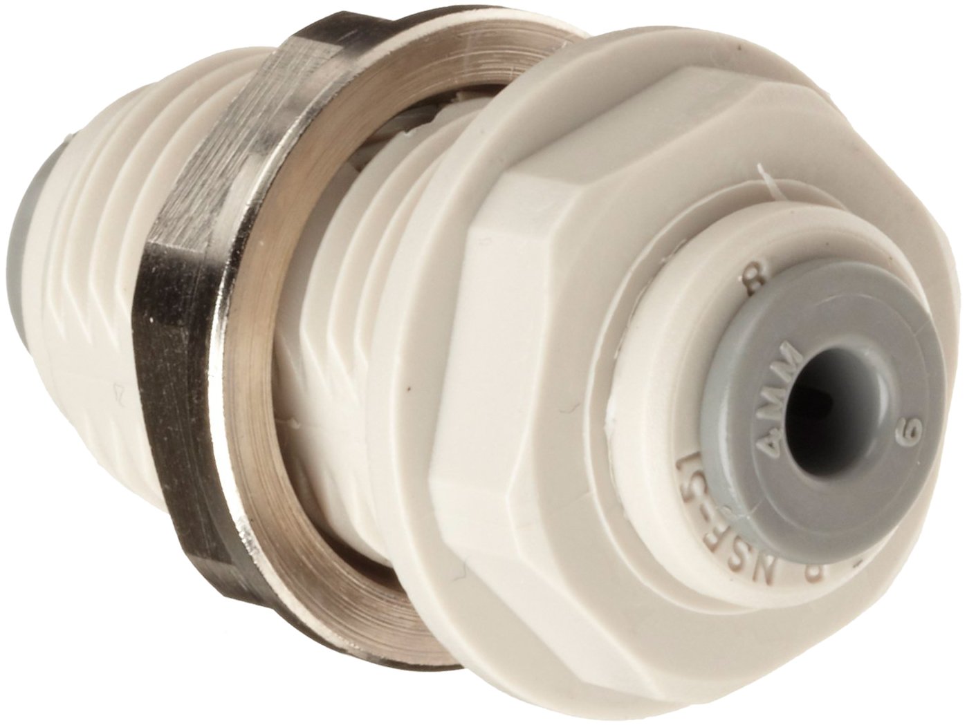 Celcon Acetal Copolymer "Push to Connect" Tubing Connector - Bulkhead ...