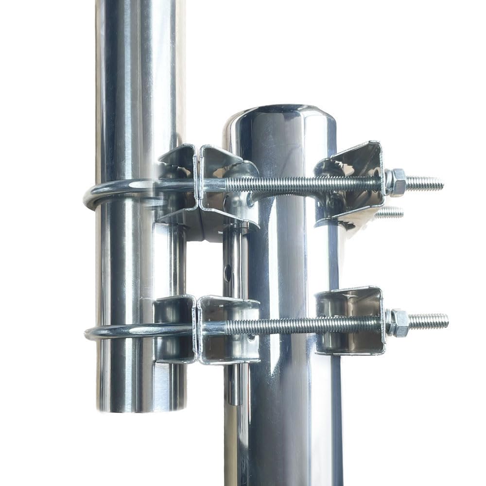 Snapklik.com : Sactulaz Double U-Bolt Clamp Bracket For Starlink ...