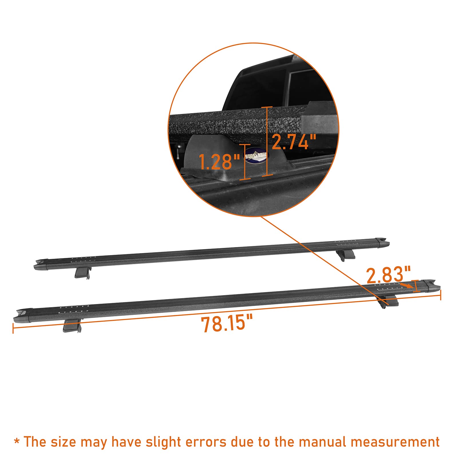 Snapklik.com : u-Box Heavy Duty Aluminum Truck Bed Rack Low Profile ...