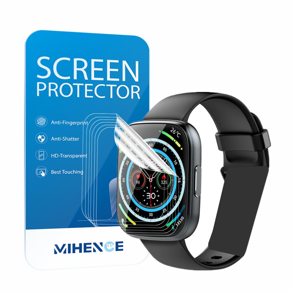 Amazon.com: Mihence Screen Protector Compatible for T80 Smart Watch 1. ...