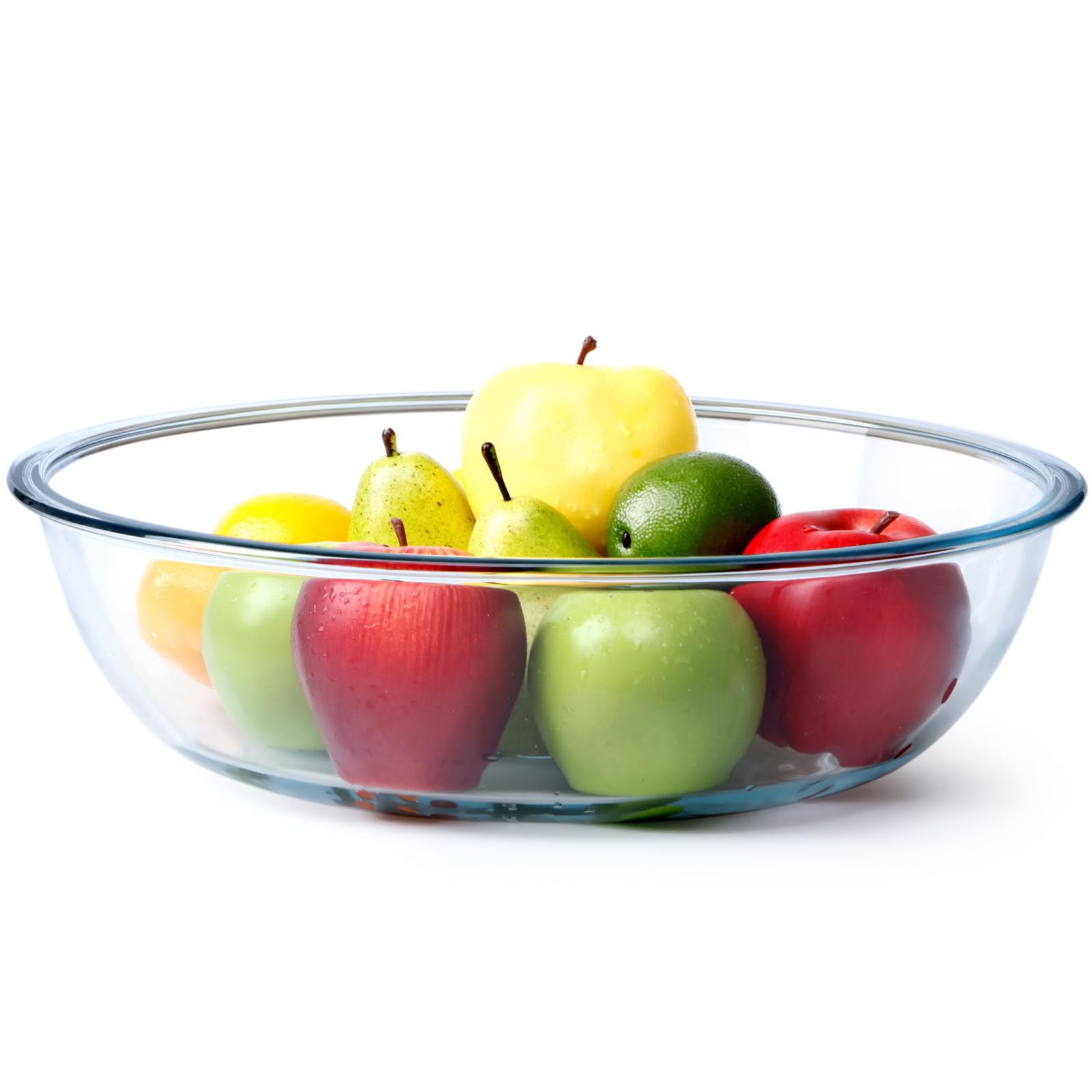 Amazon.com: NUTRIUPS Large Glass Mixing Bowl, Large Salad Bowl for ...