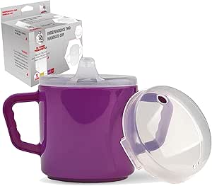 Compact 240ml Adult Sippy Cup with Dual Handles - Ideal for Limited ...