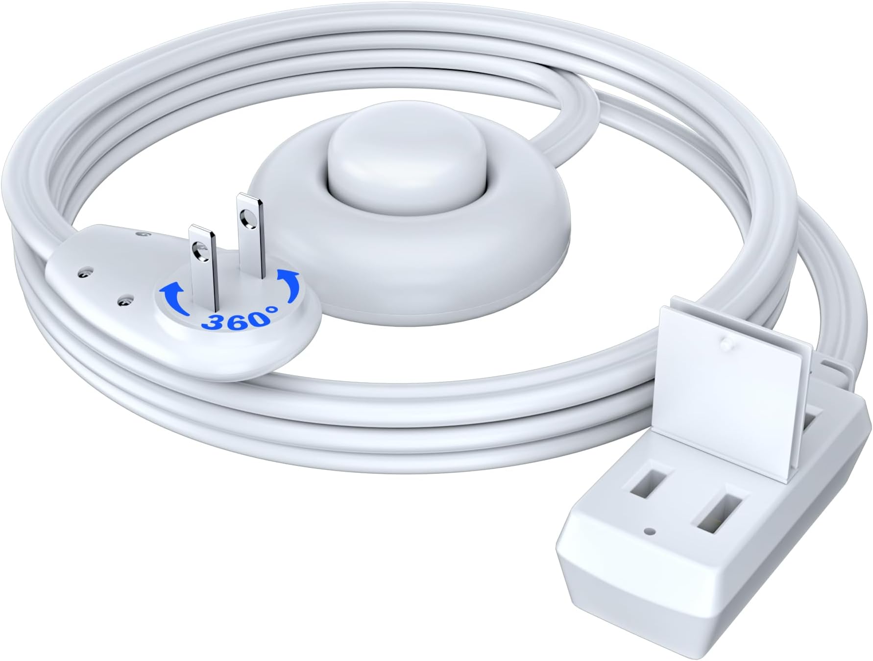 Amazon.com: Maximm 3ft Extension Cord with On/Off Switch – 360 ...