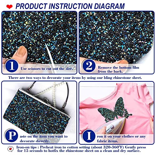 Snapklik.com : Locacrystal Bling Resin Rhinestone Sticker DIY Car ...