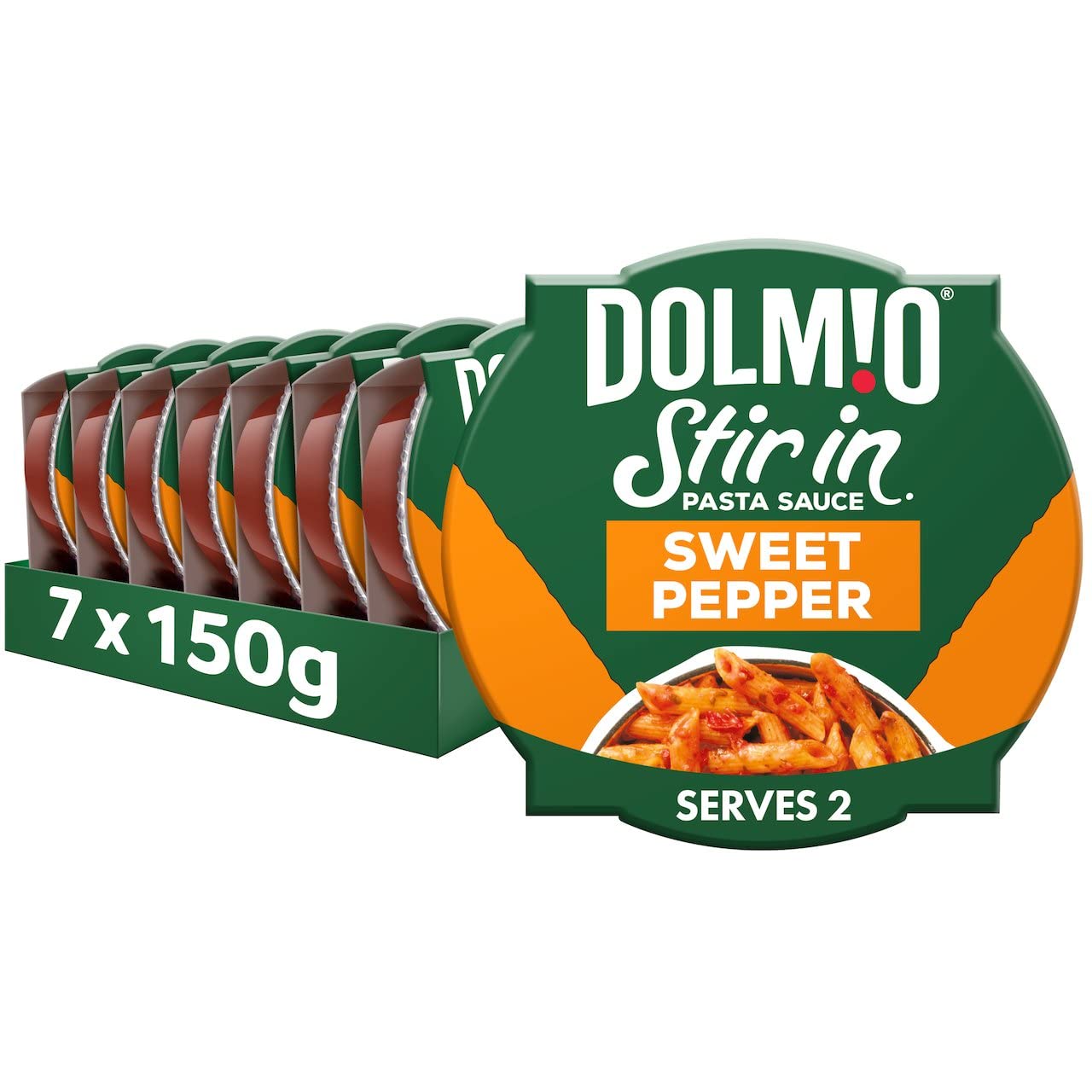 Dolmio Stir In Sweet Pepper Pasta Sauce, Bulk Multipack 7 x 150 g pots ...