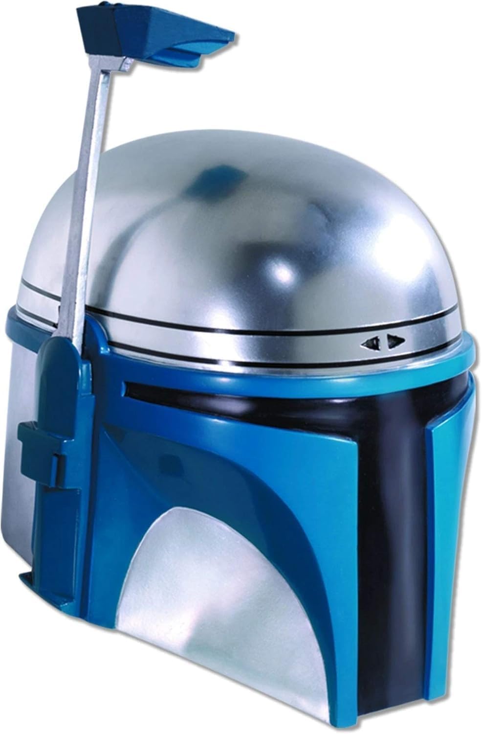 Amazon.com: Mandalorian Custom Jango Helmet Steel Blue/Silver Series ...