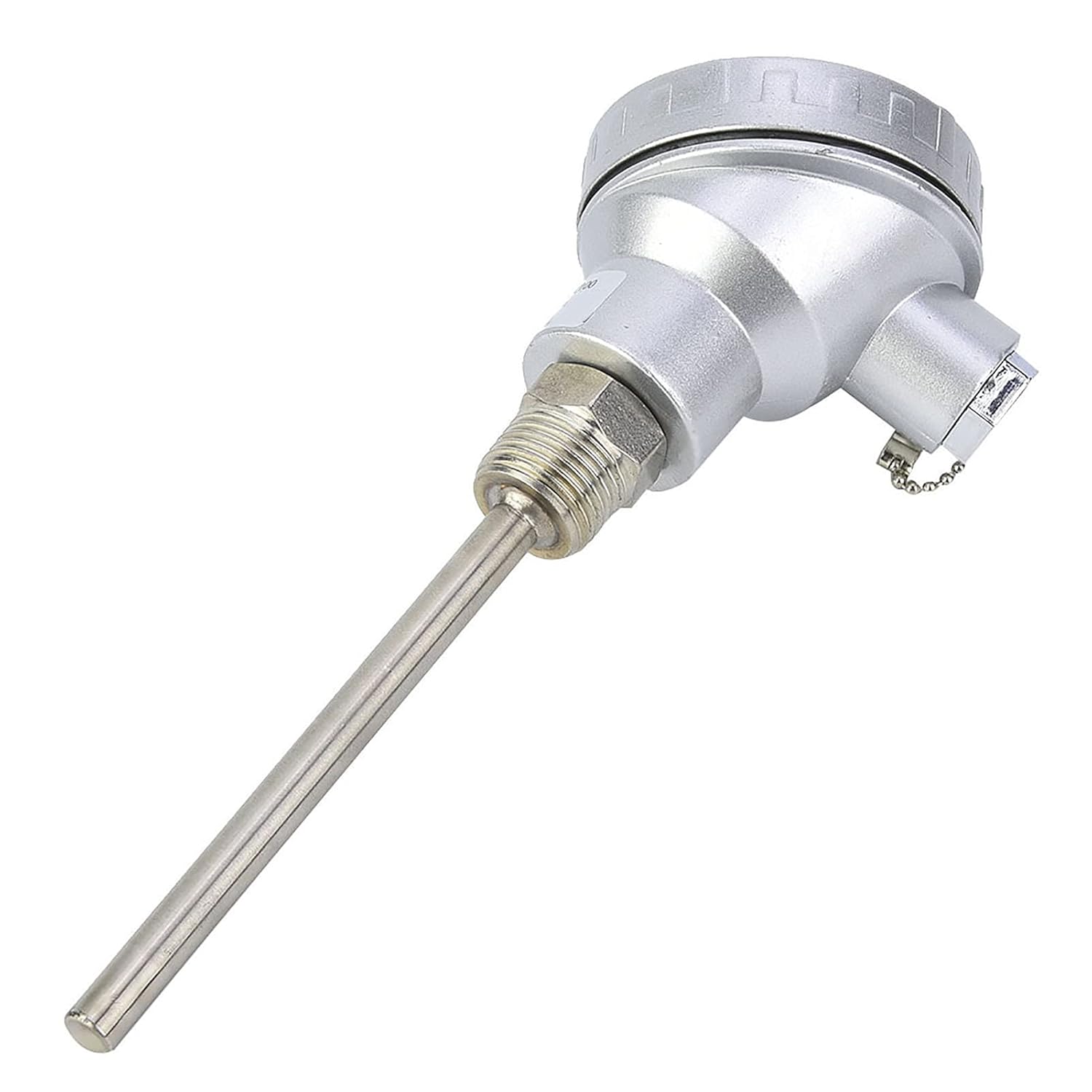 PT100 Temperature Sensor Probe, NPT Thread Thermocouple Terminal Head ...