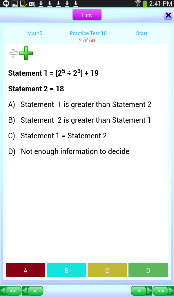 Math Grade 5 Practice Tests with Video Hints - App on Amazon Appstore